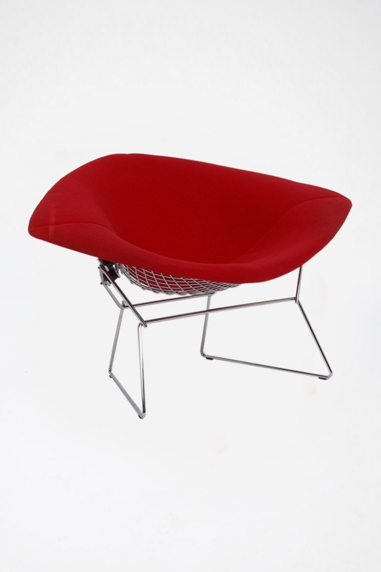 Red Diamond Lounge Chair - The Classic Modern Prop Hire Company