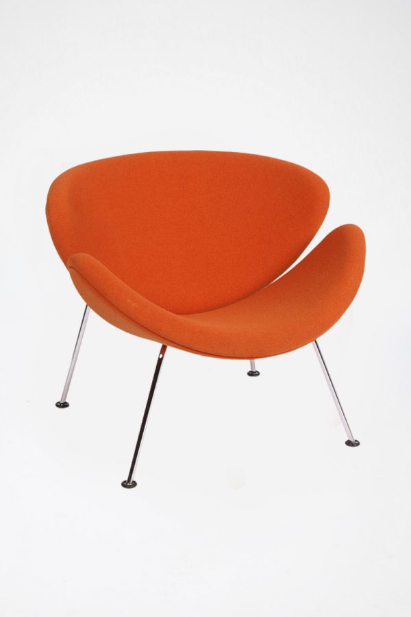 Orange Wool Orange Slice Chair - The Classic Modern Prop Hire Company