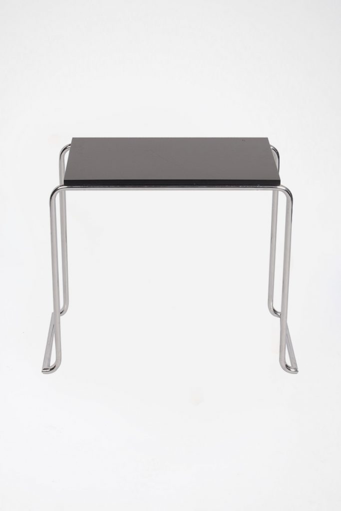 Black Rectangular Paimio Side Table - The Classic Modern Prop Hire Company