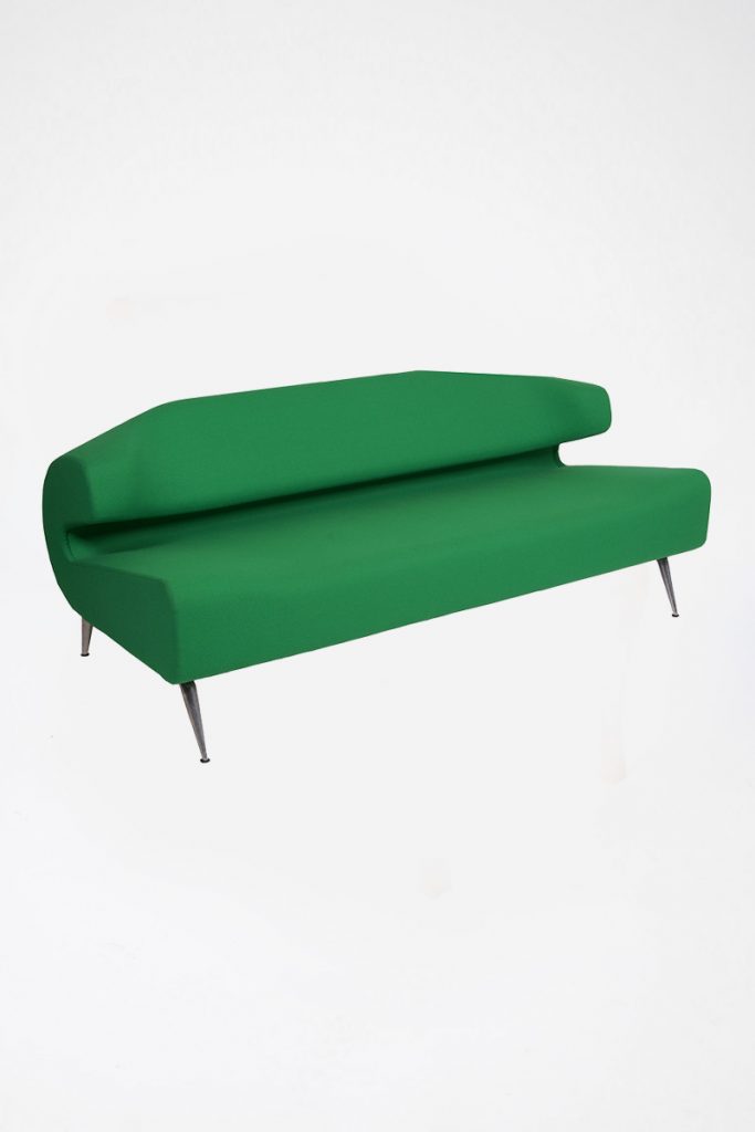 Green Bird Sofa - The Classic Modern Prop Hire Company