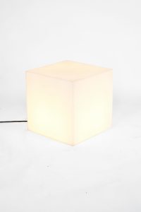 Light Up Cube Lamp/Table - The Classic Modern Prop Hire Company