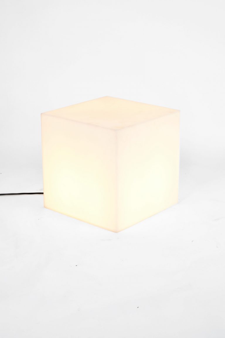 Light Up Cube Lamp/Table - The Classic Modern Prop Hire Company
