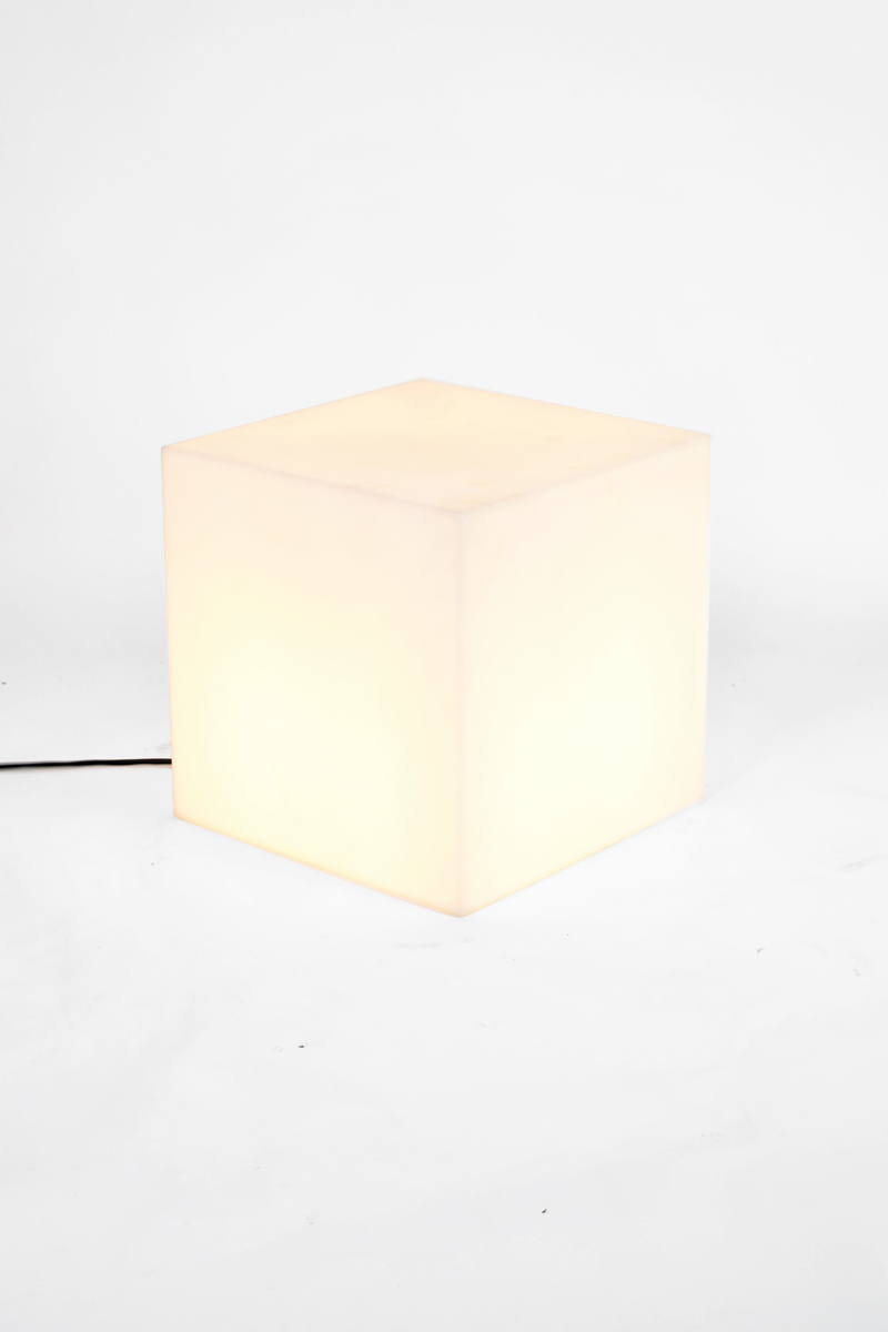 Light Up Cube Lamp/Table - The Classic Modern Prop Hire Company