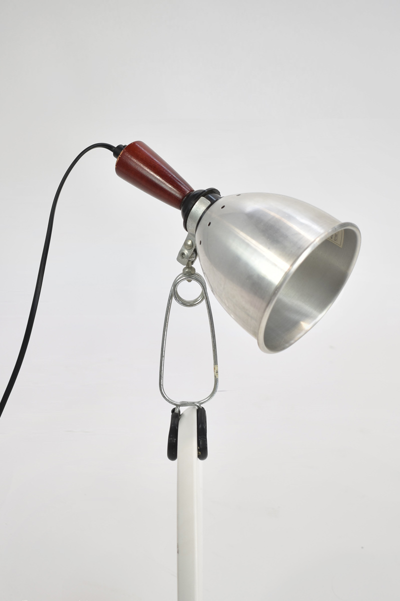 Chrome Clamp Lamp - The Classic Modern Prop Hire Company